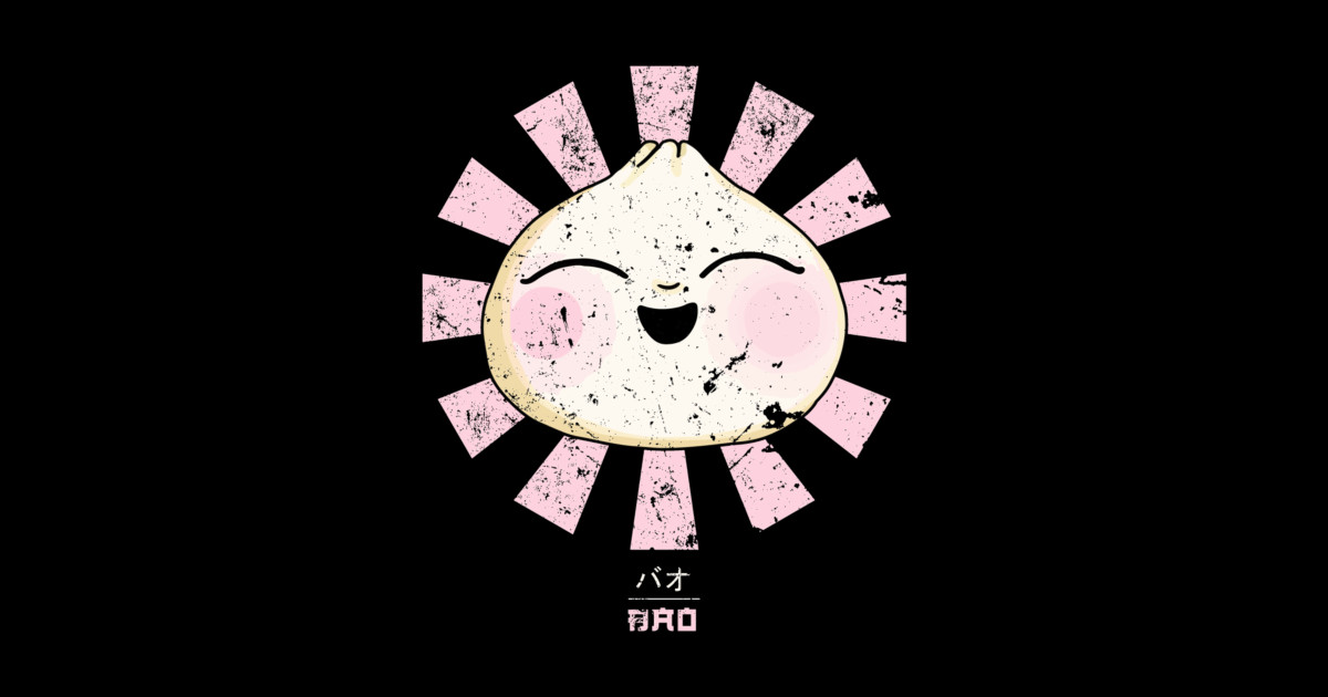 Happy Bao Bun Japanese - Happy Bao Bun Japanese - Sticker | TeePublic