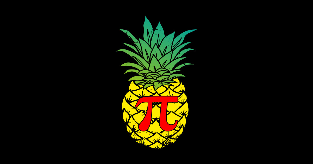 funny pineapple pi day - Pi Day - Magnet | TeePublic