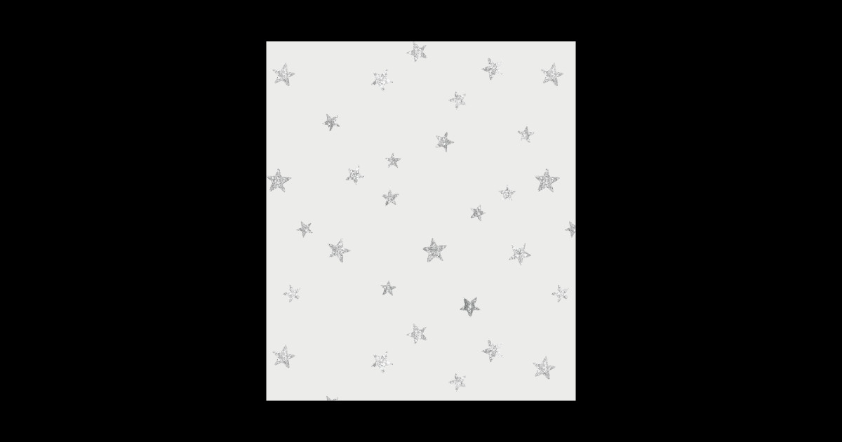 Pretty Y2K Glitter Stars Design in Silver - Y2k - Sticker | TeePublic