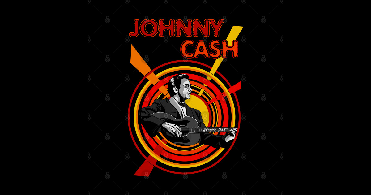 Johnny Cash - Johnny Cash - Sticker | TeePublic