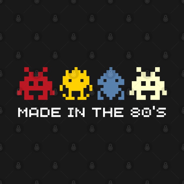Made in the eighties, Space invader retro eighties gamer - Space ...