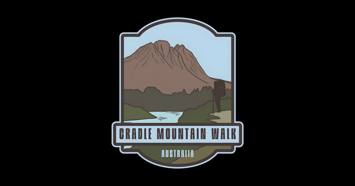 Cradle Mountain Walk Australia - Cradle Mountain Walk - Sticker | TeePublic
