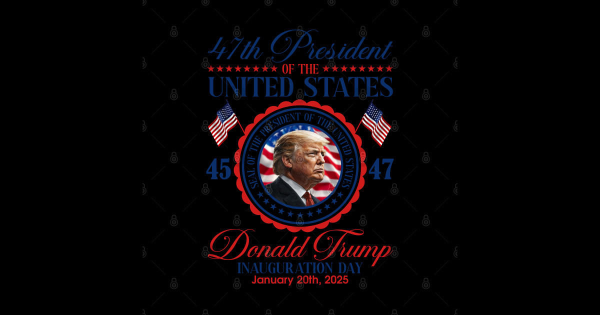 President Donald Trump Inauguration Day 2025 Memorabilia - President ...