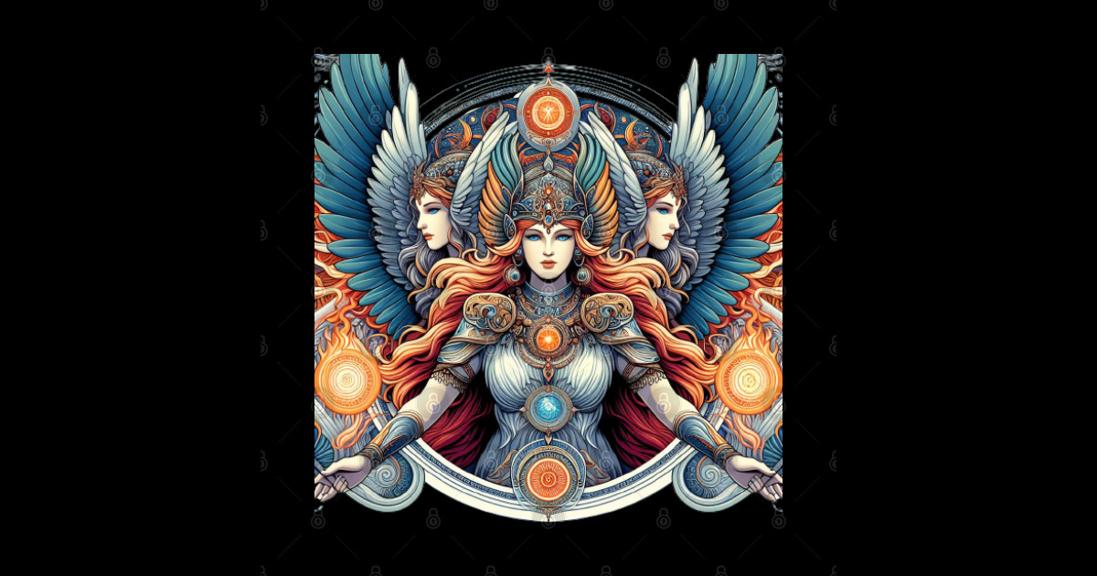 Freya Armored - Angel - Sticker | TeePublic
