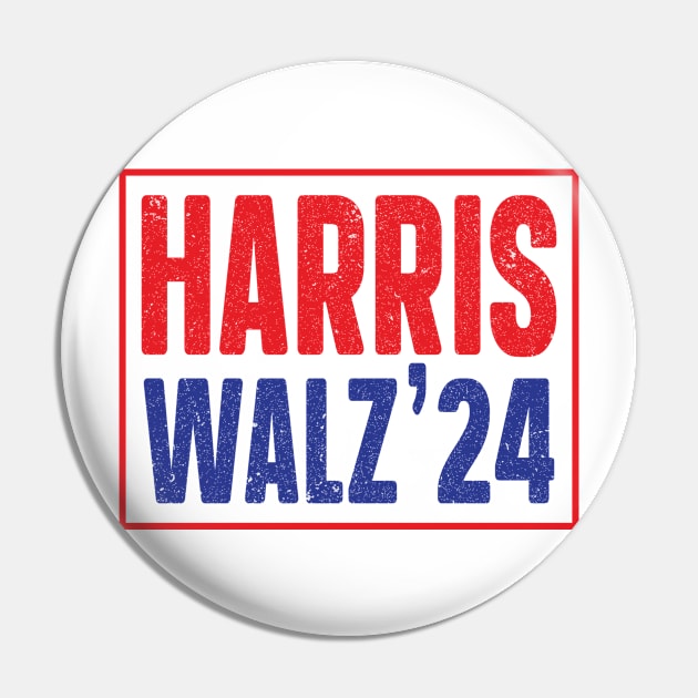 Harris Walz 2024 - Harris Walz 2024 - Pin | TeePublic