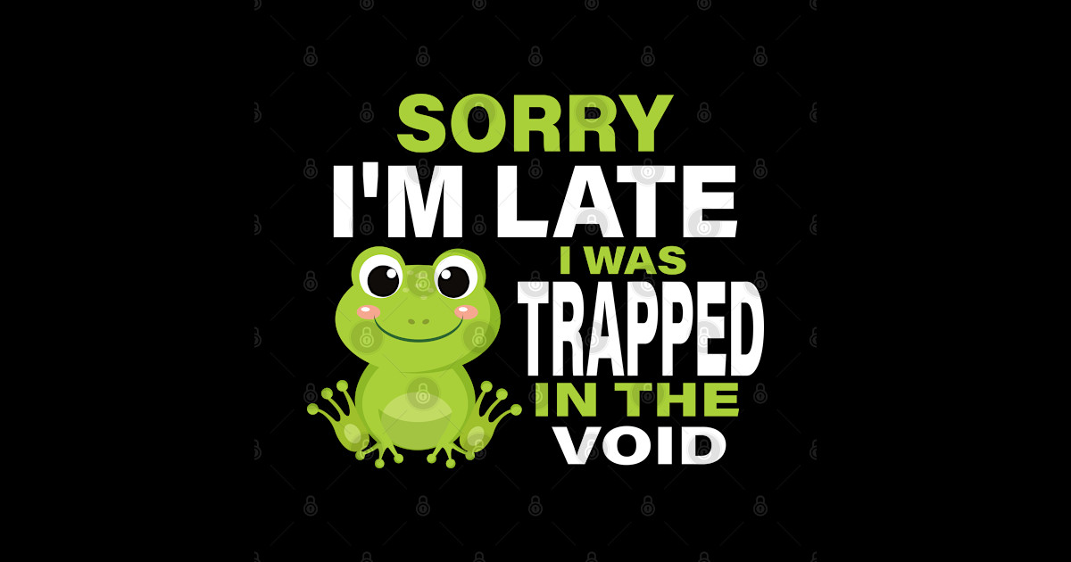 I Was Trapped In The Void Frog Japanese - Japanese Frog - Sticker ...