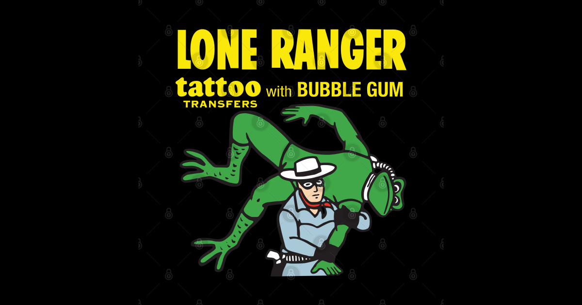 Lone Ranger - Frogman Tattoo - Lone Ranger - Sticker | TeePublic
