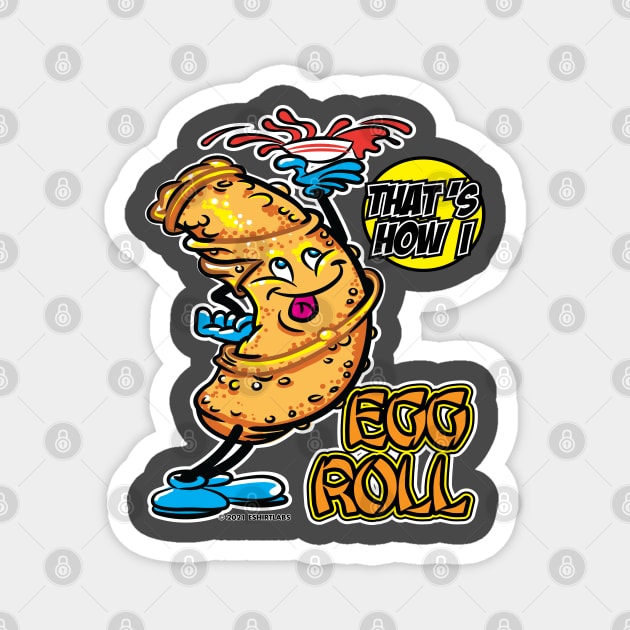 egg roll cartoon