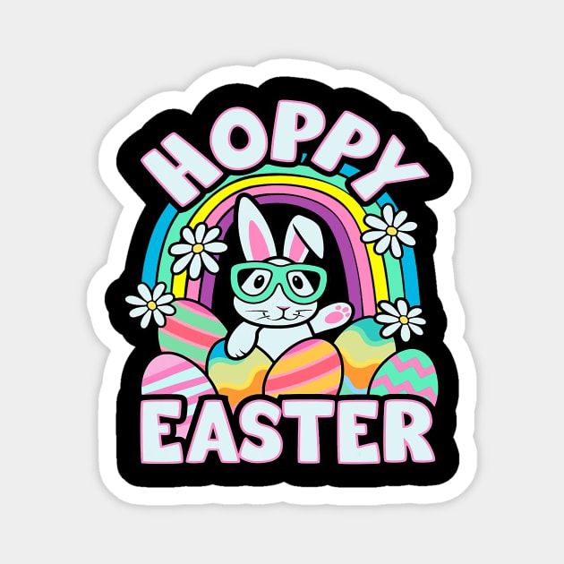 Hoppy Easter Bunny Rabbit Easter Eggs Happy Easter - Hoppy Easter Bunny ...