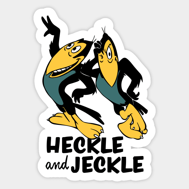 Heckle and Jeckle - Old Cartoon - Saturday Morning Cartoons - Sticker ...