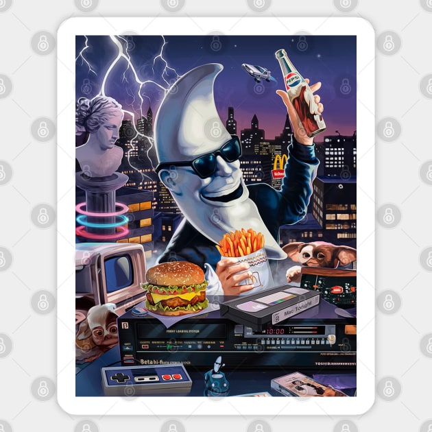 Mac Tonight Poster - Mac Tonight - Sticker | TeePublic