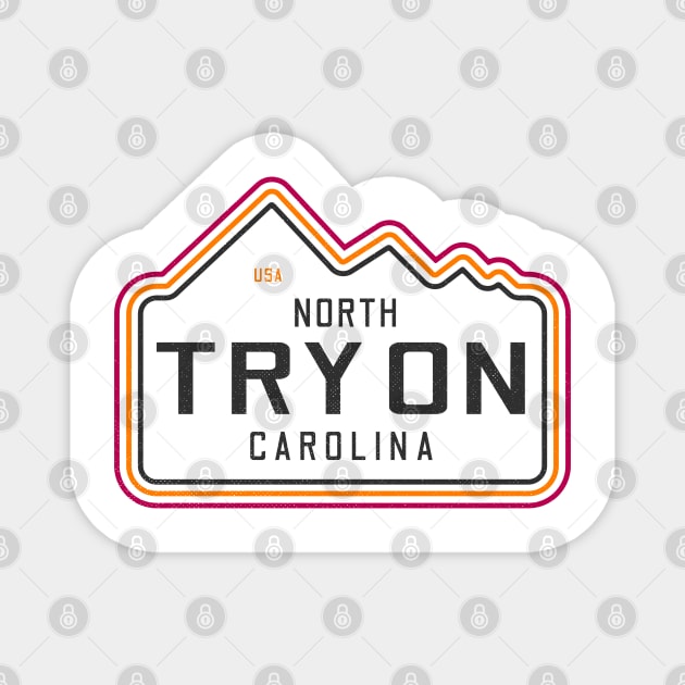 Visiting NC Mountain Cities Tryon, NC Neon Range - Tryon Nc - Magnet ...