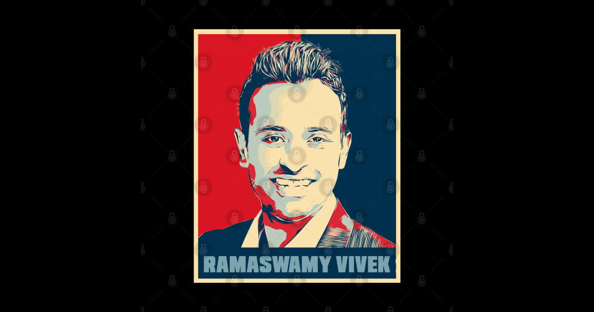 Ramaswamy Vivek Hope Poster Art - Ramaswamy Vivek - Sticker | TeePublic