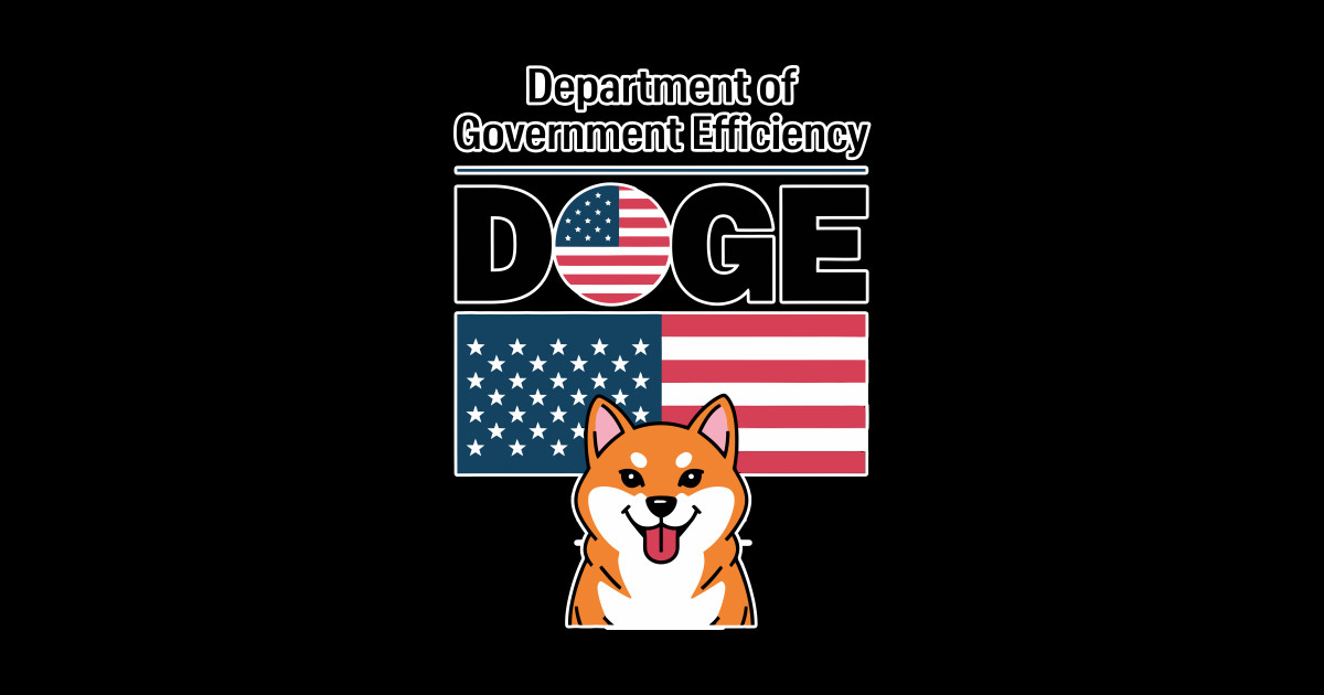 DOGE, department of government efficiency - Doge - Sticker | TeePublic