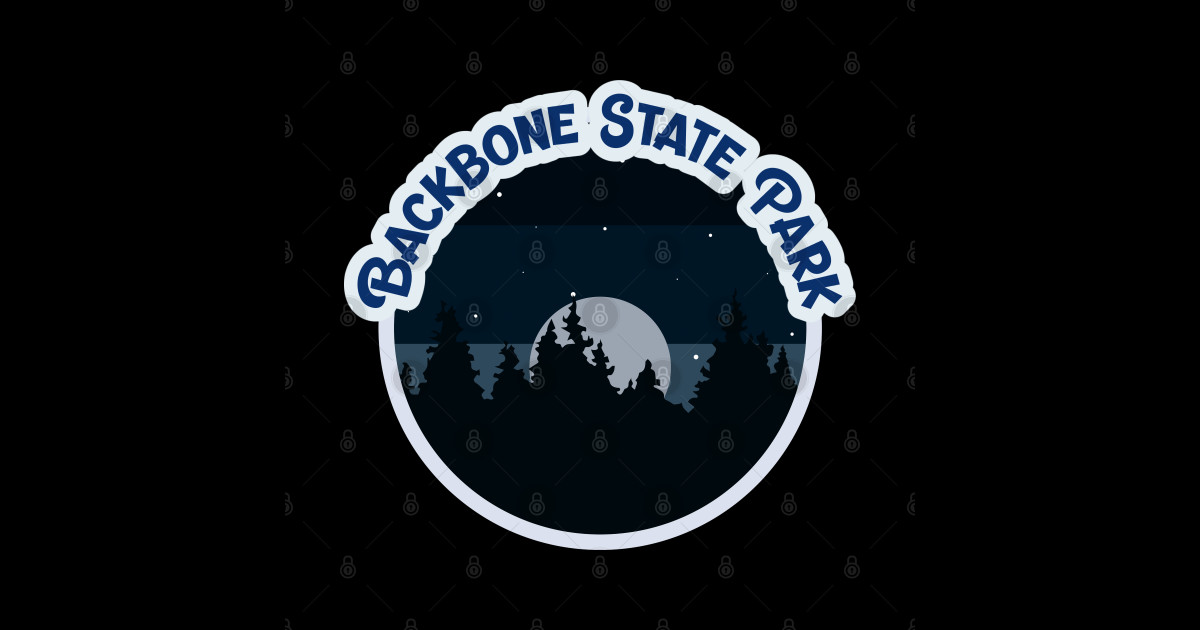 Backbone State Park - Backbone State Park - Sticker | TeePublic