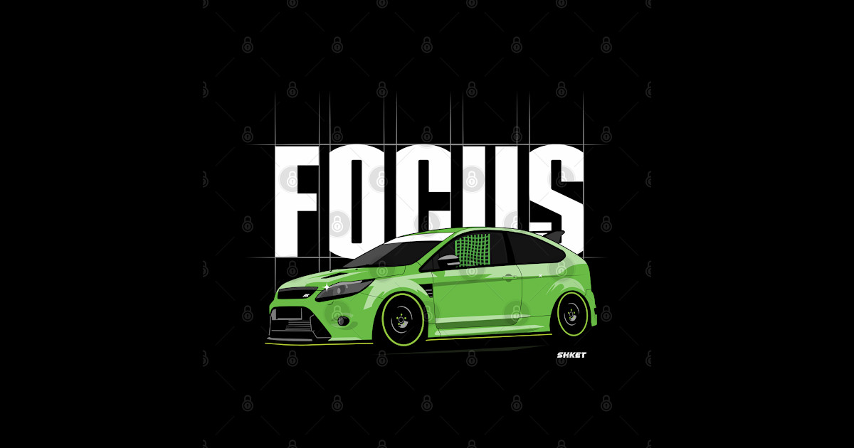 Focus RS stanced - Focus - Sticker | TeePublic