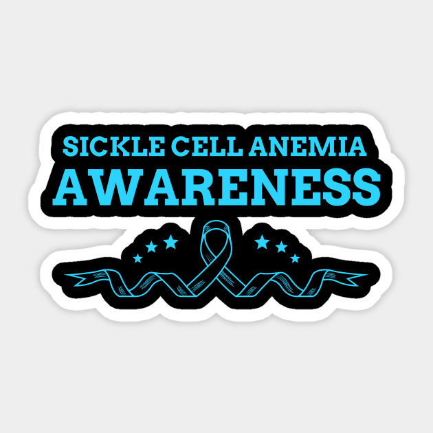 Sickle Cell Anemia Awareness - Sickle Cell Anemia Awareness - Sticker ...