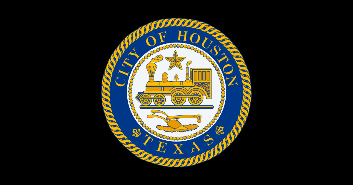 Seal of Houston Decal - Seal Of Houston - Sticker | TeePublic