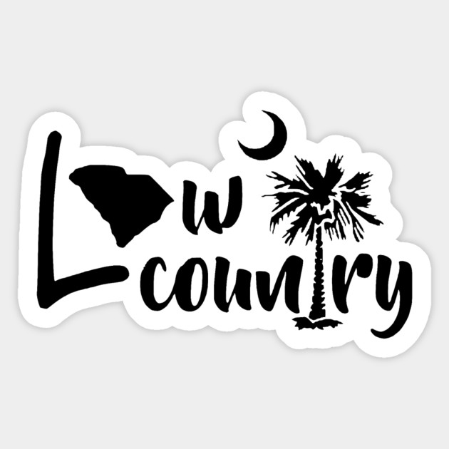 Lowcountry - South Carolina - Sticker | TeePublic