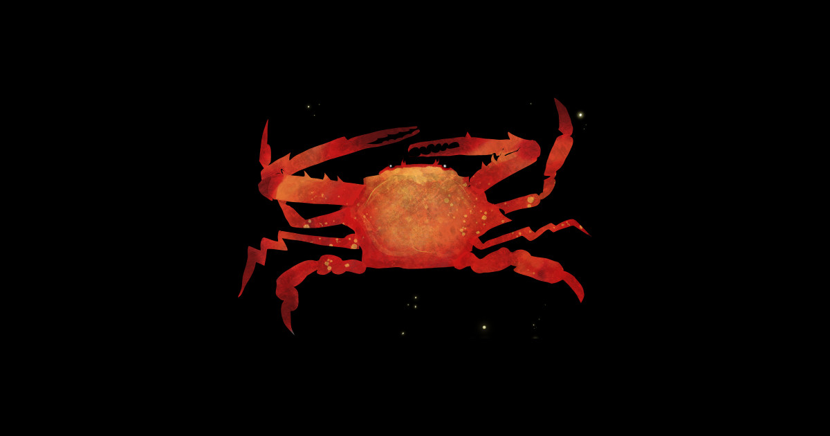 Colourful Crab - Crab - Sticker | TeePublic