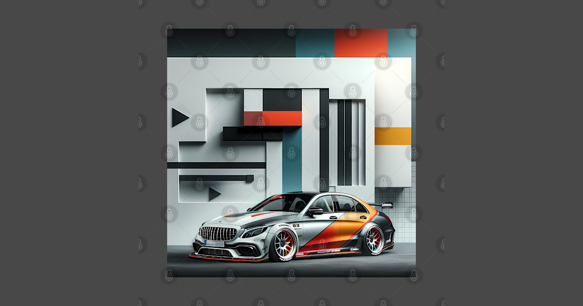Mercedes C63 AMG - Mercedes C63 - T-Shirt | TeePublic