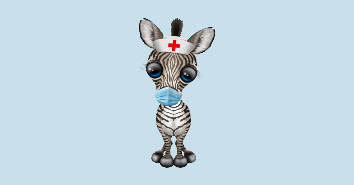 Cute Baby Zebra Nurse - Nurse - T-Shirt | TeePublic