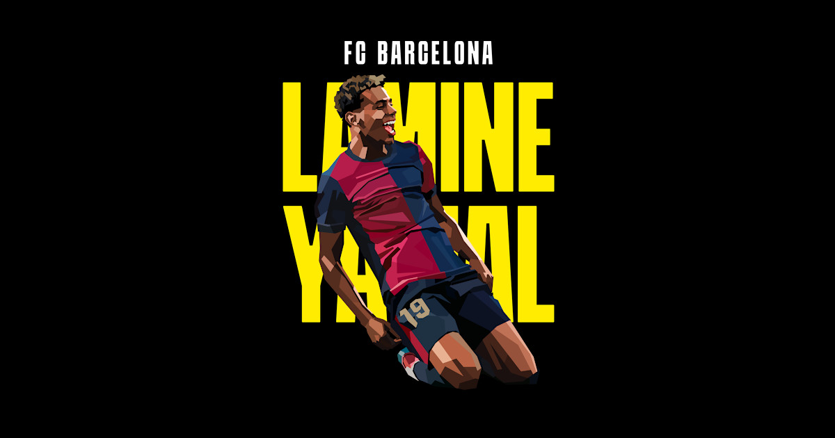 Lamine Yamal Vector Art - Lamine Yamal - Sticker | TeePublic