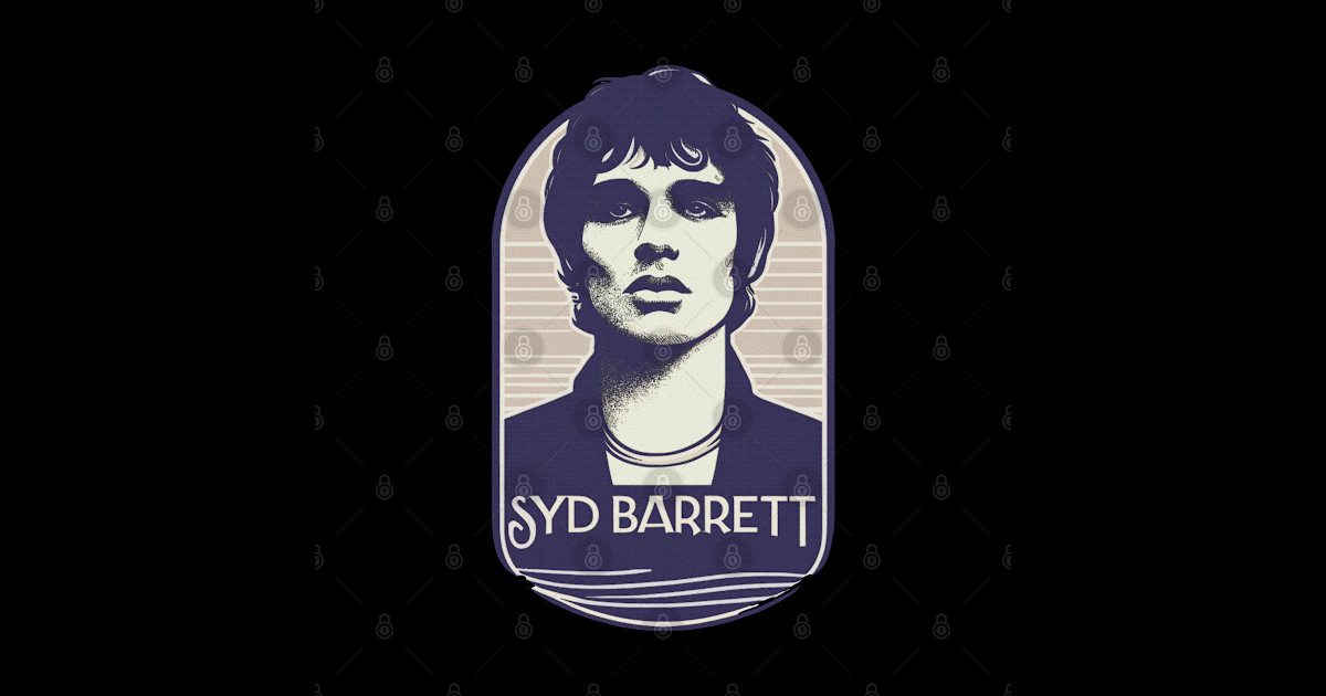 Syd Barrett // Elvenfoe Artwork - Syd Barrett - Sticker | TeePublic