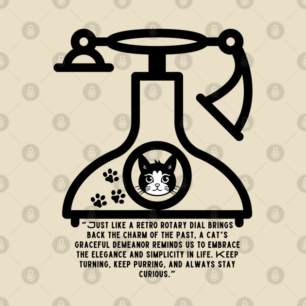 Retro Cat Face on Rotary Dial Logo Design (Motivational and ...