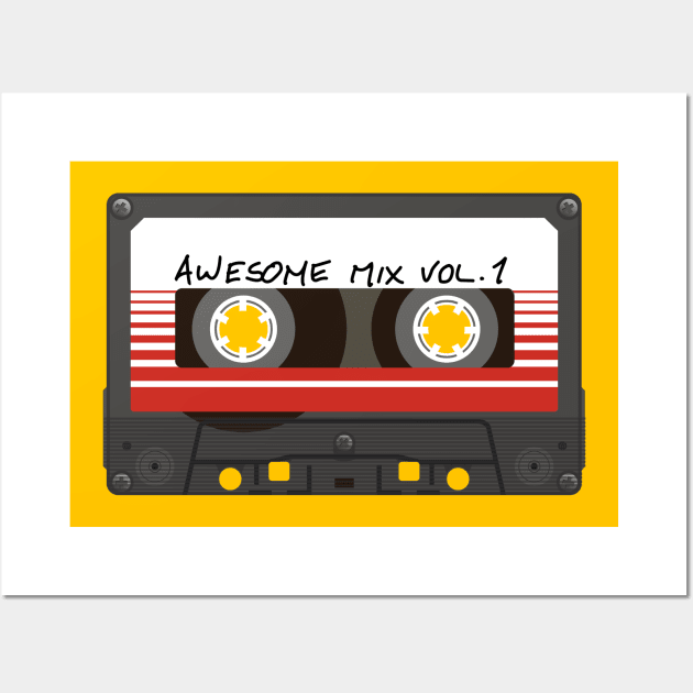 Awesome Mix Vol. 1 - Awesome Mix Vol 1 - Posters and Art Prints | TeePublic