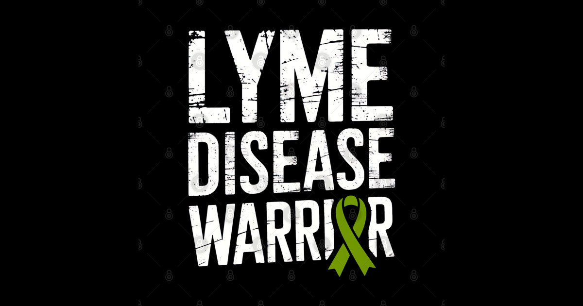 Lyme Disease Warrior Awareness Ribbon Support - Lyme Disease Warrior ...