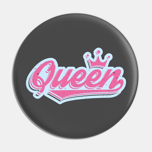 Queen - Retro - Pin | TeePublic