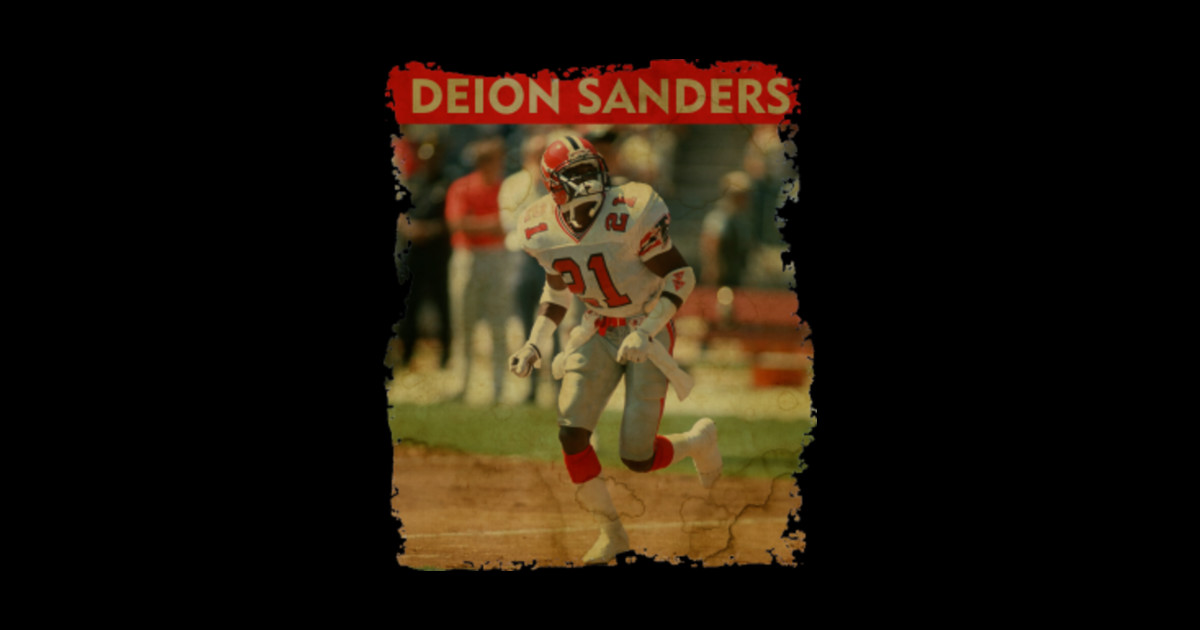Deion Sanders - RETRO STYLE - Deion Sanders - Sticker | TeePublic