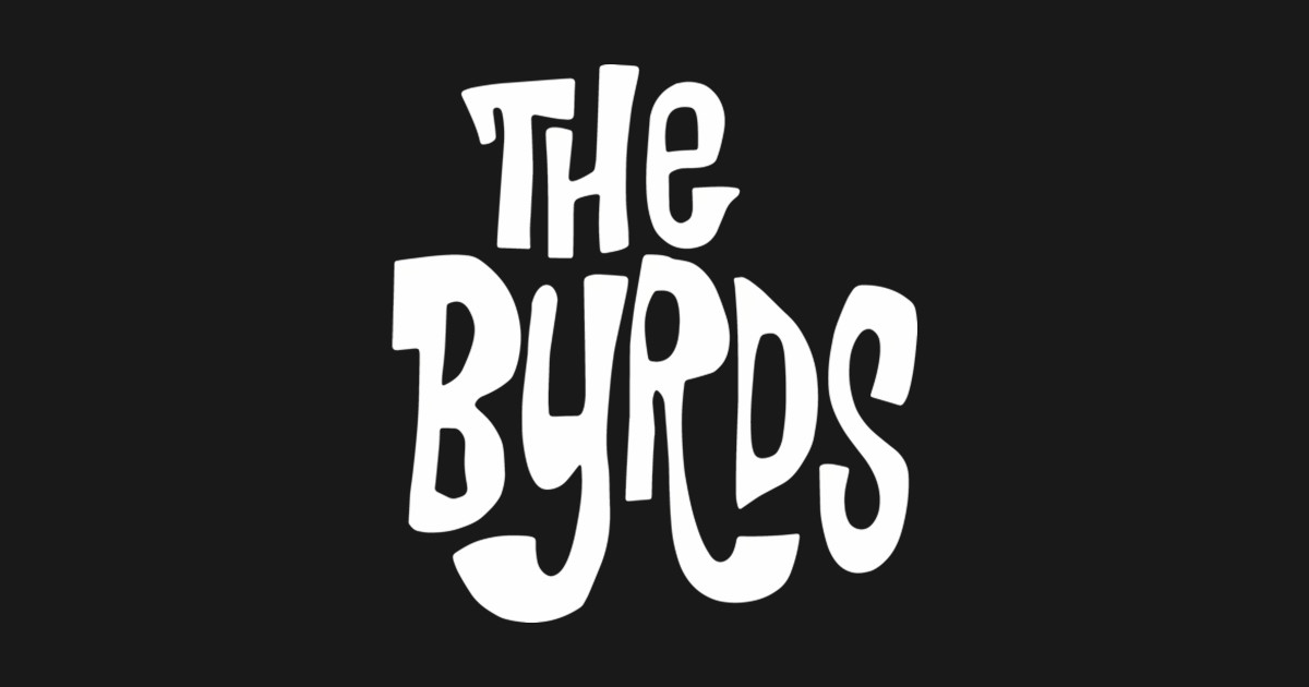 The Byrds Psychedelic Logo Retro Jangle Folk Rock Classic - The Byrds ...