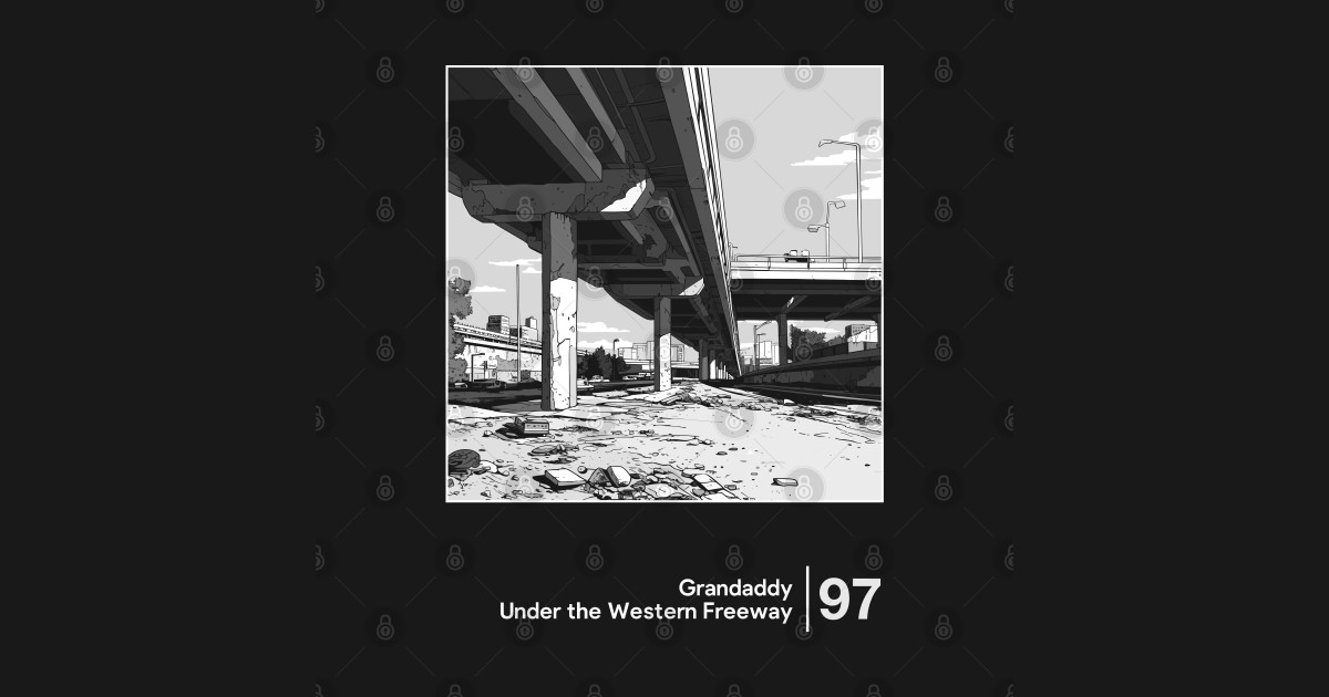 Under the Western Freeway - Minimalist Graphic Fan Artwork Design ...