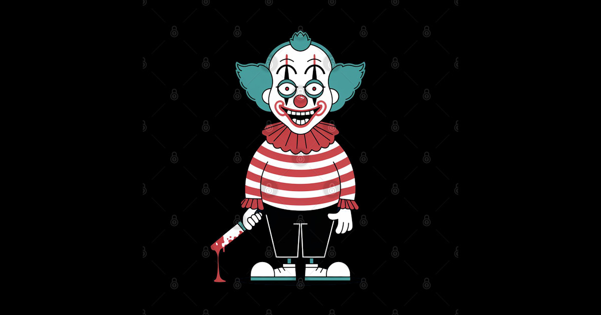 ART THE CLOWN - 2D ILLUSTRATION - Art The Clown - Sticker | TeePublic