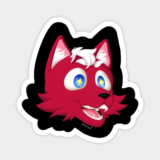 Excited Furry - Furry - Magnet | TeePublic
