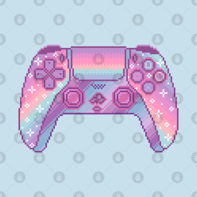 Playstation 5 Controller Pixel Art - Playstation - Tapestry | TeePublic