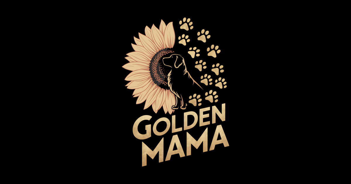 Golden Mom Sunflower Golden Retriever Lover - Golden Mom Sunflower ...