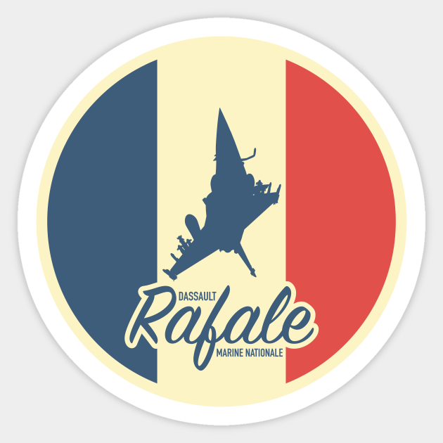 Dassault Rafale - French Air Force Rafale Fighter - Sticker | TeePublic