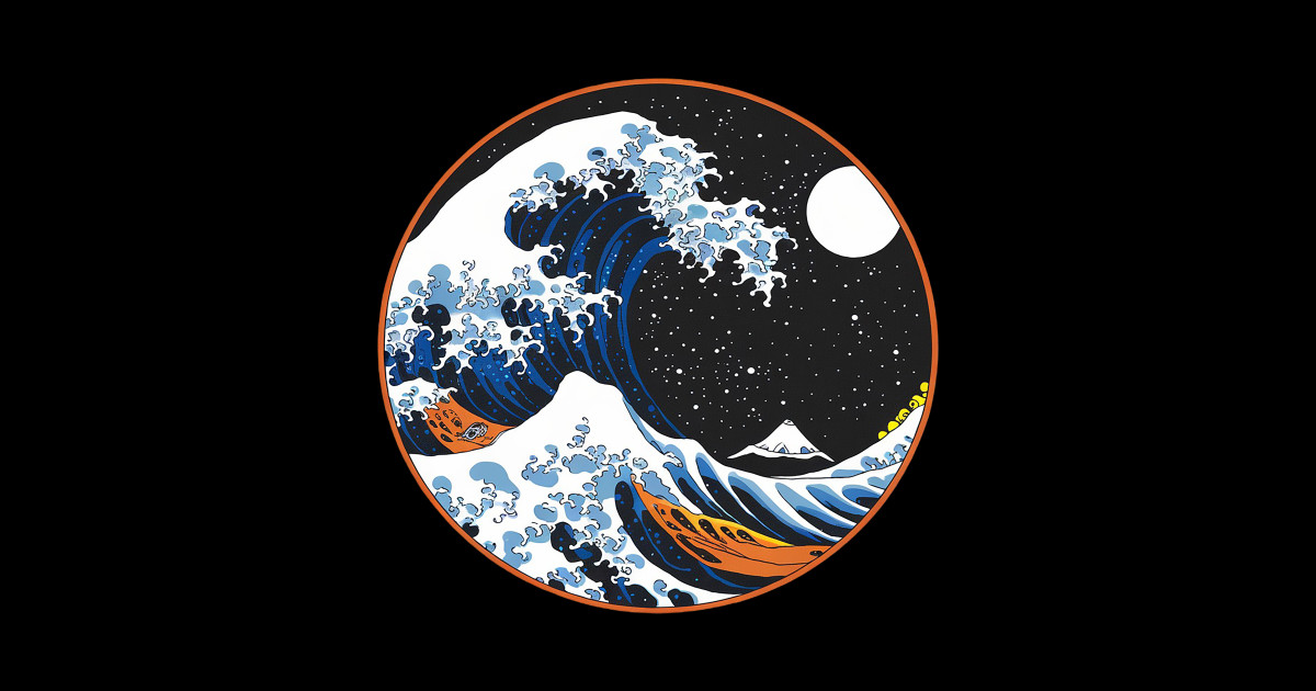 Aroace Pride Aro Ace Aromantic Asexual Flag Japan Great Wave - Aroace ...