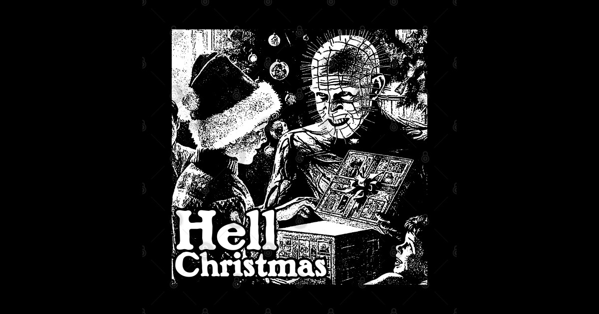 hellraiser christmas horror art - Hellraiser Christmas - Sticker ...