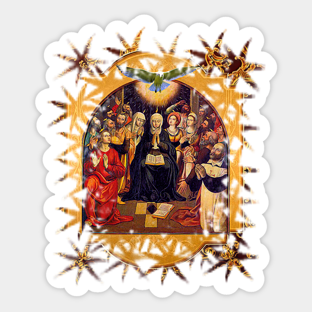 Pentecost Holy Spirit Virgin Mary and the Apostles - Pentecost ...