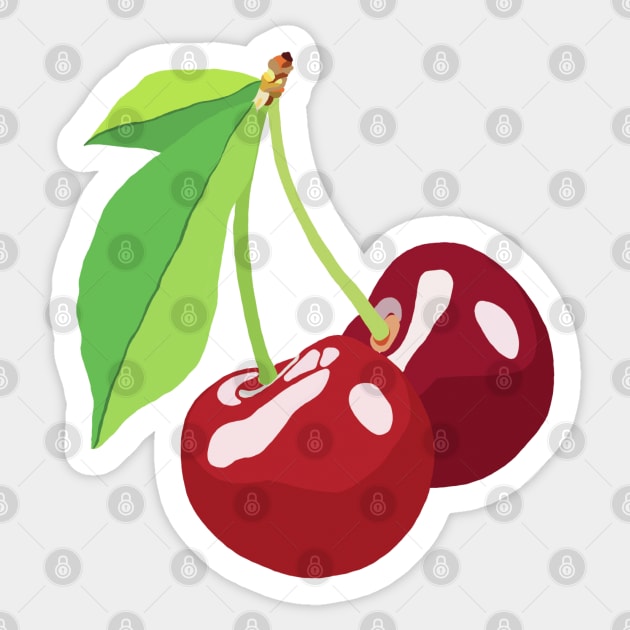 Cherries - Cherries - Sticker | TeePublic