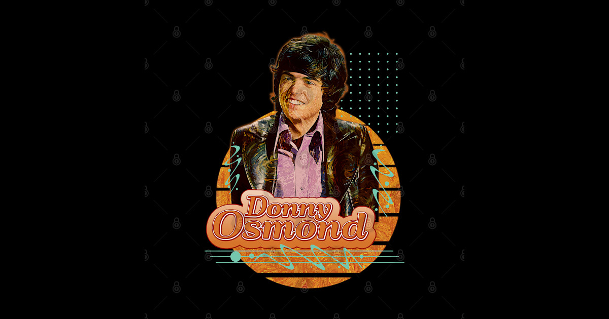Donny Osmond \\ Retro Art - Donny Osmond - Sticker | TeePublic