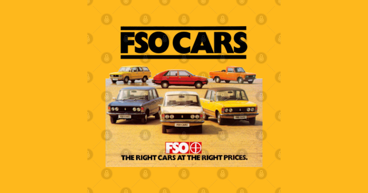 FSO POLSKI - brochure - Car - T-Shirt | TeePublic