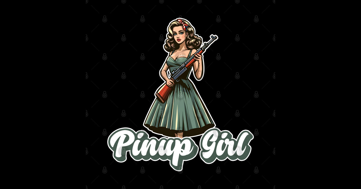 Pinup Girl - Pinup - Sticker | TeePublic