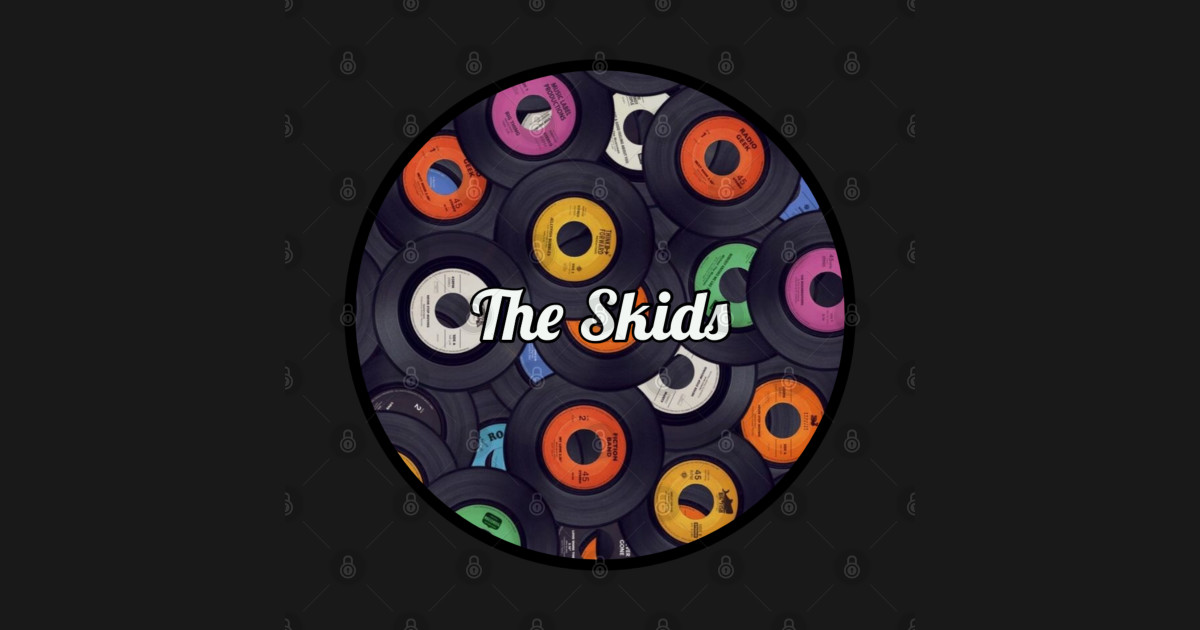 The Skids / Vinyl Records Style - The Skids - T-Shirt | TeePublic