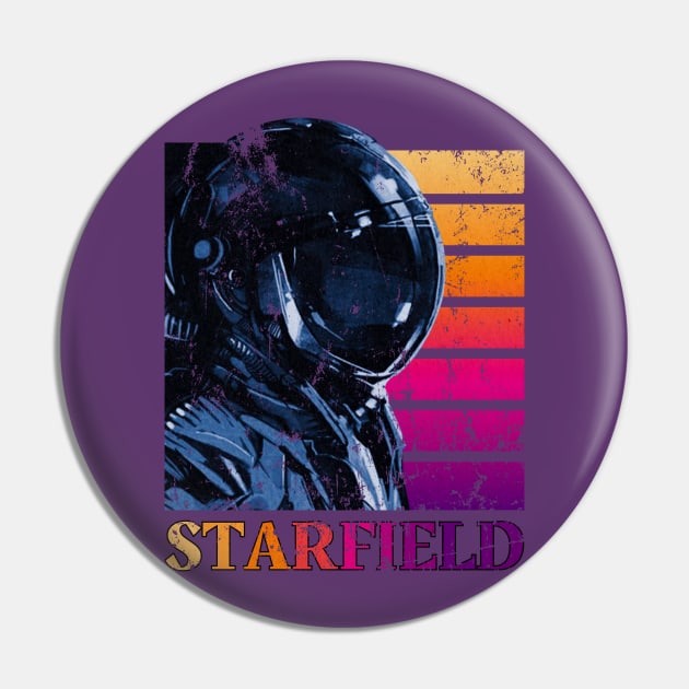 Starfield Original Aesthetic Tribute 〶 - Starfield - Pin | TeePublic