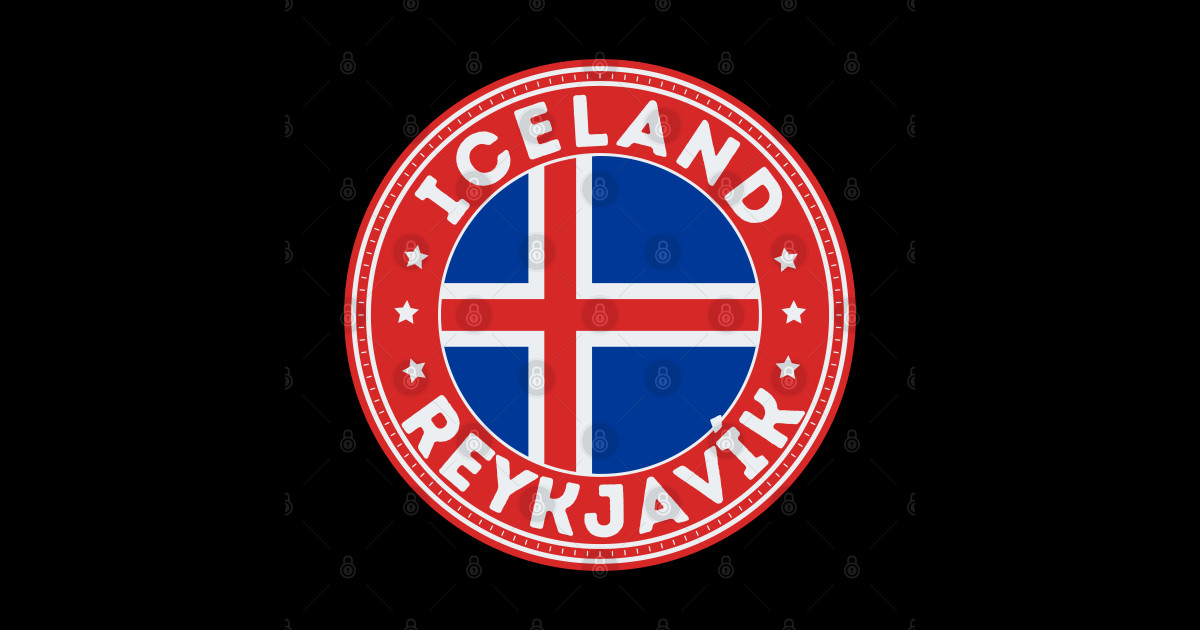 Reykjavik - Reykjavik - Sticker | TeePublic